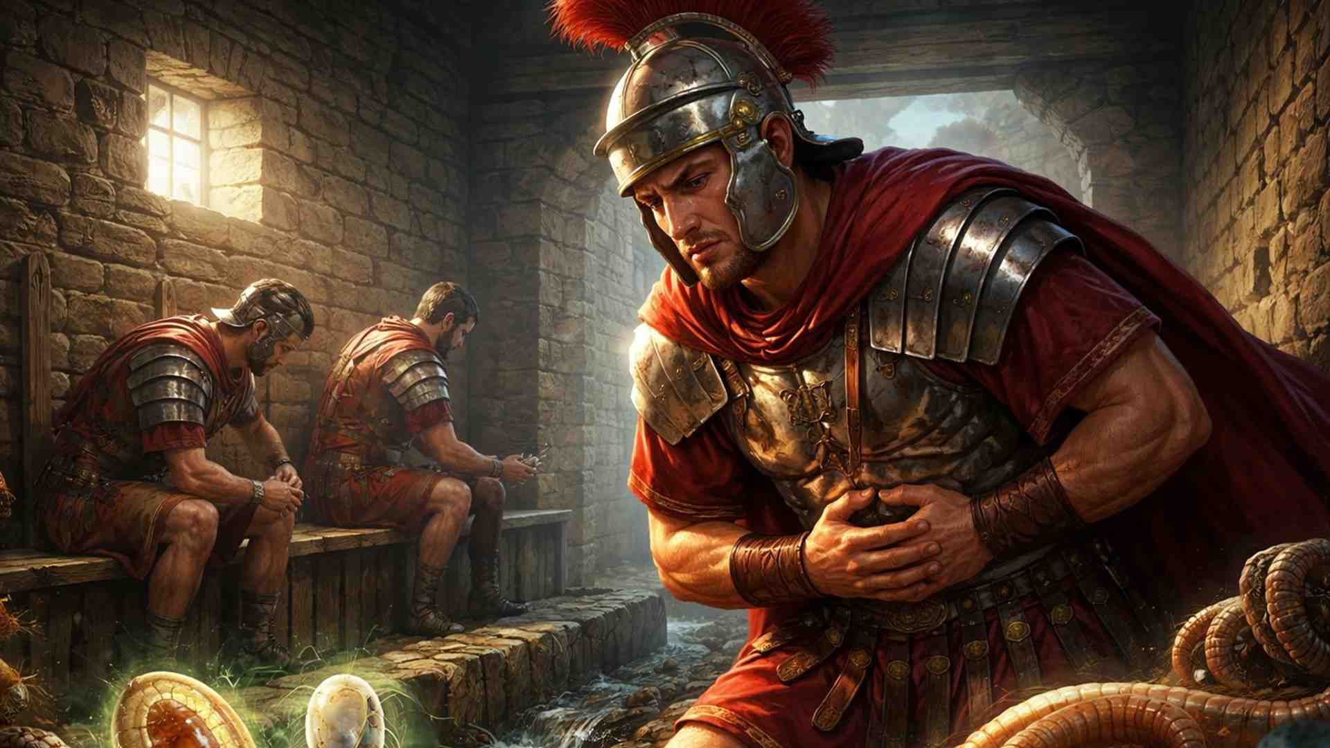 Soldados romanos lutaram contra um inimigo invisível dentro de seu ...