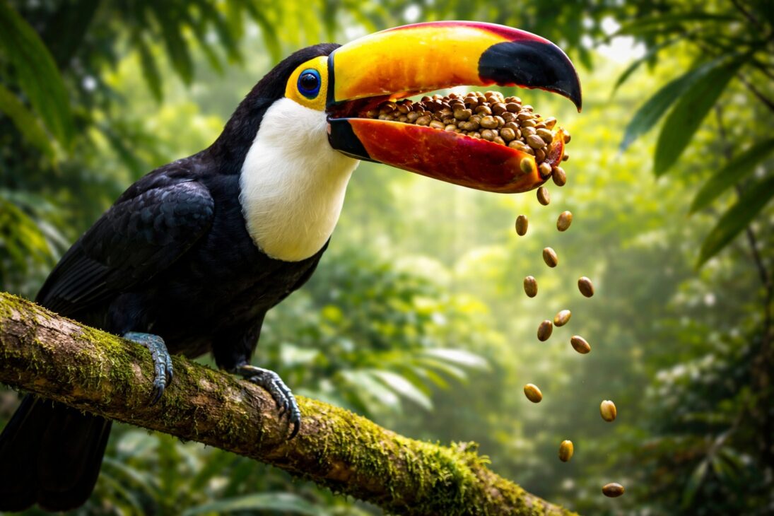 Com um bico capaz de engolir frutos grandes, o tucano se tornou o ...