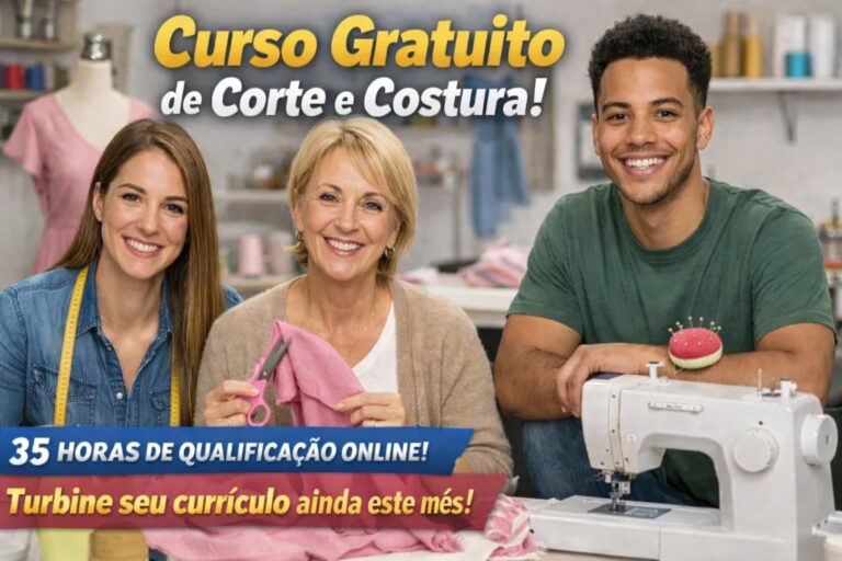 Curso de corte e costura gratuito online ensina do zero técnicas de ...