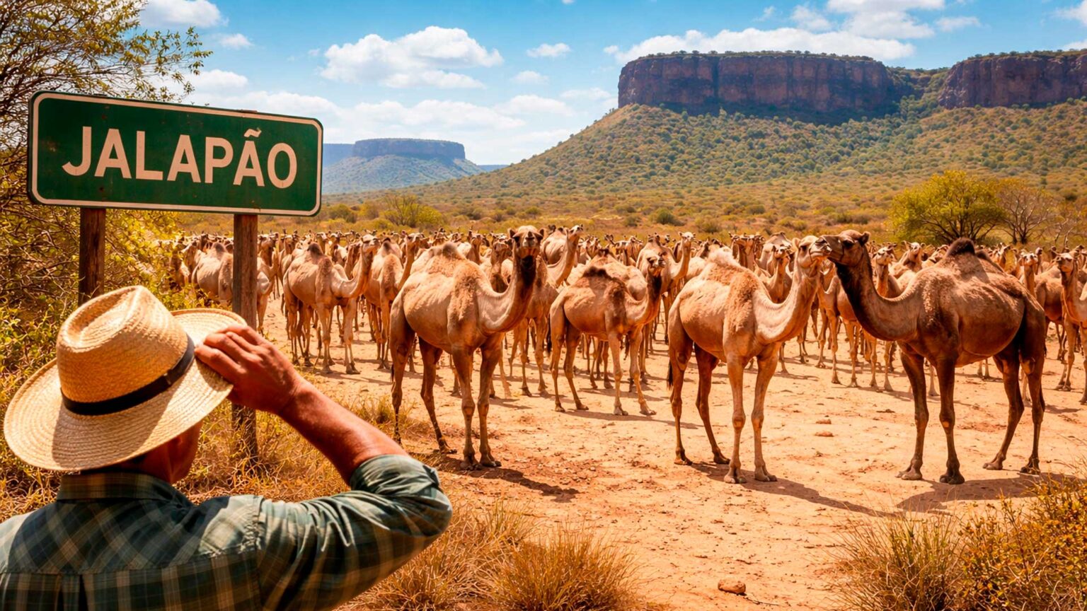 Dezenas de camelos apareceram de repente no Brasil e viraram um ...