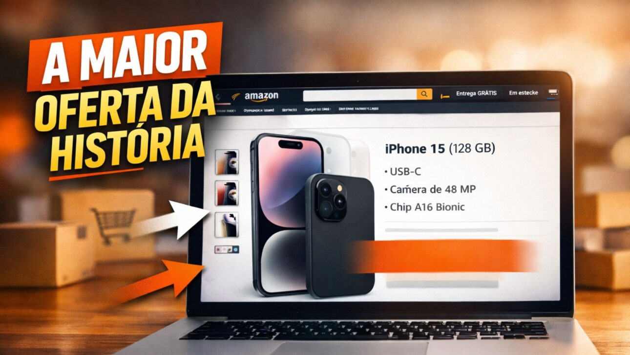 iPhone chega ao menor preço da história na Amazon; aparelho com USB-C ...