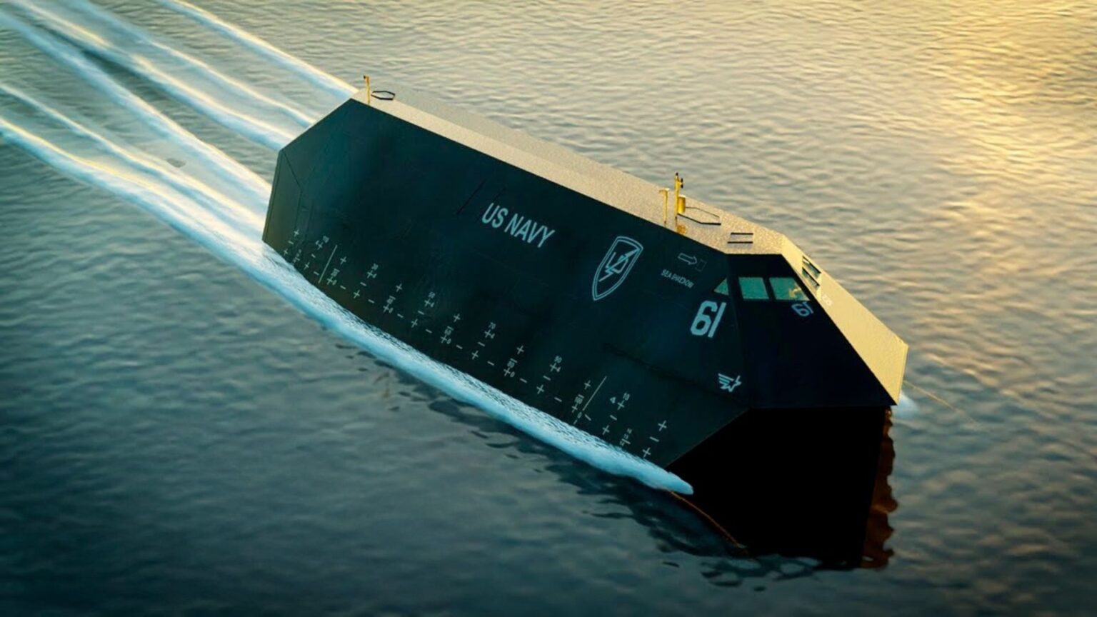 Navio oculto dos EUA com 164 pés, 563 toneladas e casco SWATH ...