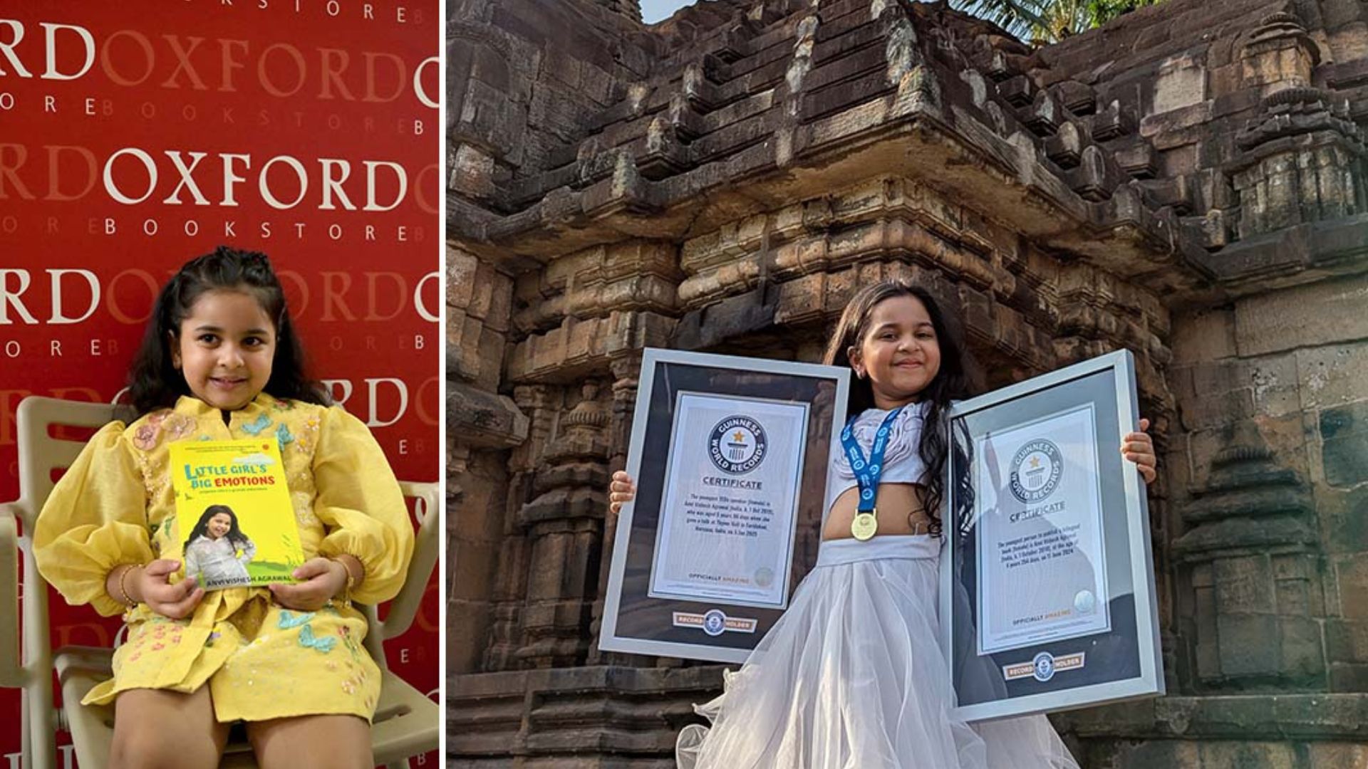 Aos 4 anos, essa menina indiana entrou para o Guinness World Records ao ...