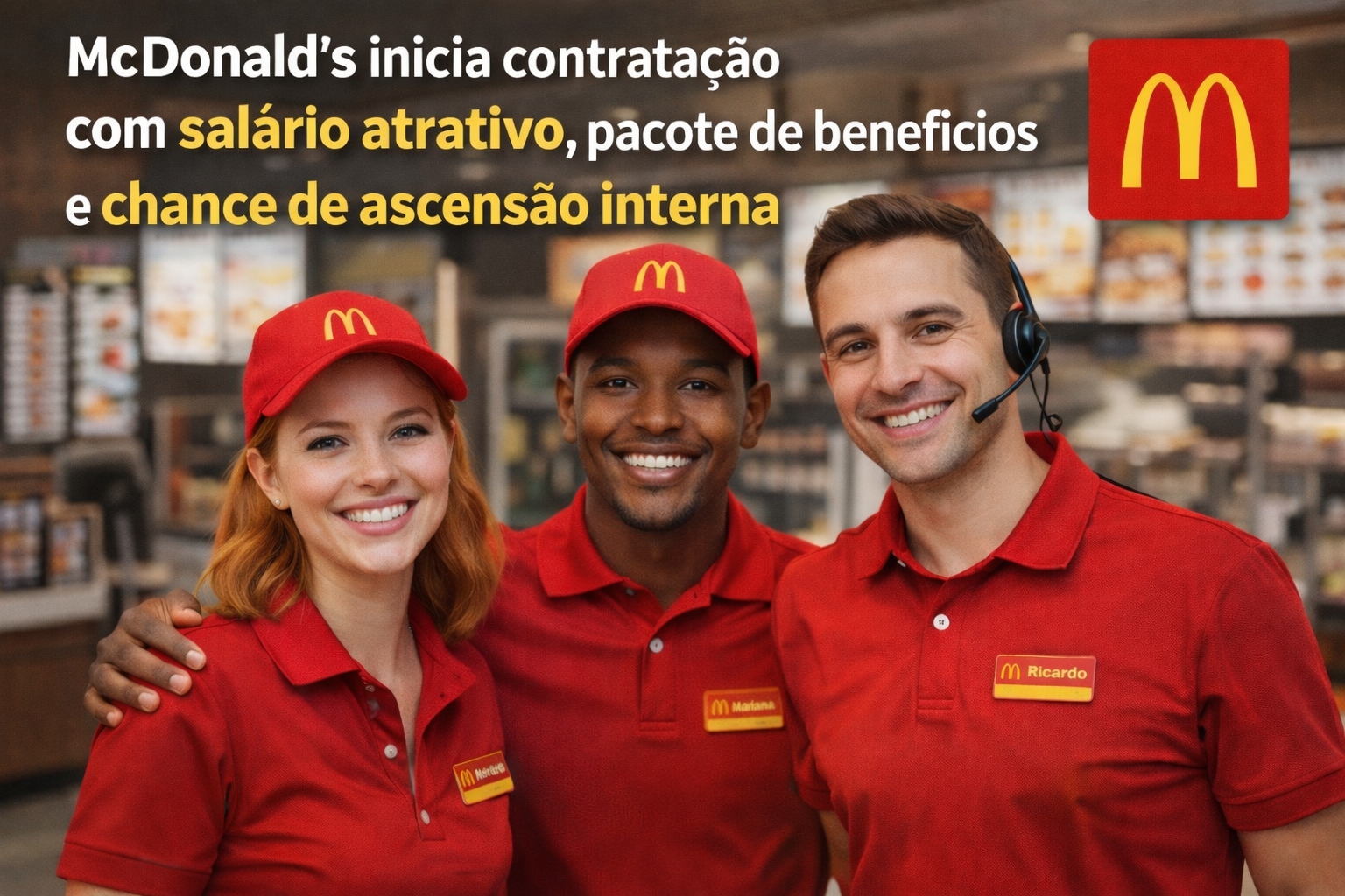 McDonald’s inicia contratação com salário atrativo, pacote de ...