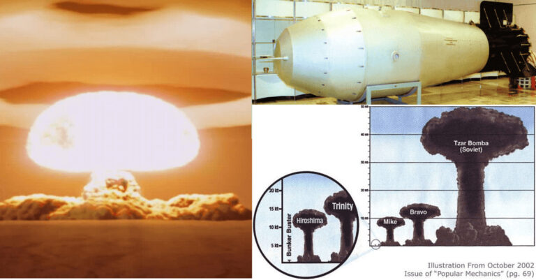 Com explosão de 1,6 megaton sobre Semipalatinsk, a RDS-37 inaugurou a ...