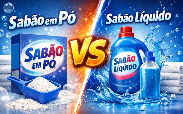 Sabão em pó ou sabão líquido? Como a composição química, o tipo de ...