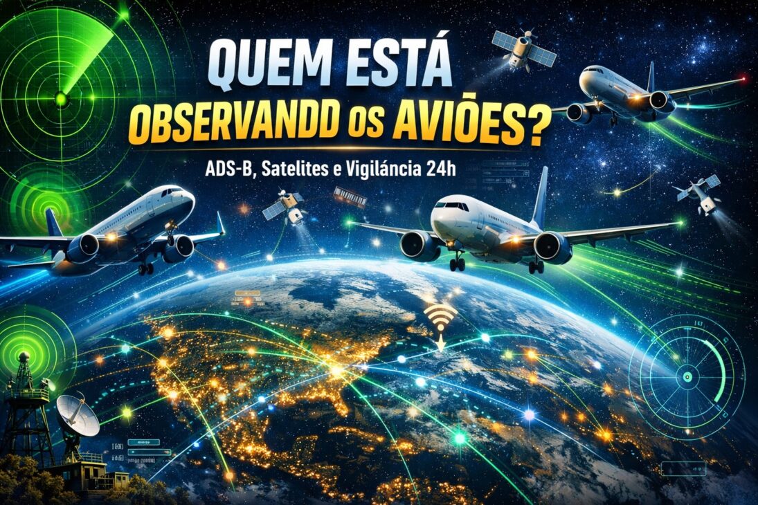 O sistema que rastreia cada voo do planeta não está apenas nas torres ...