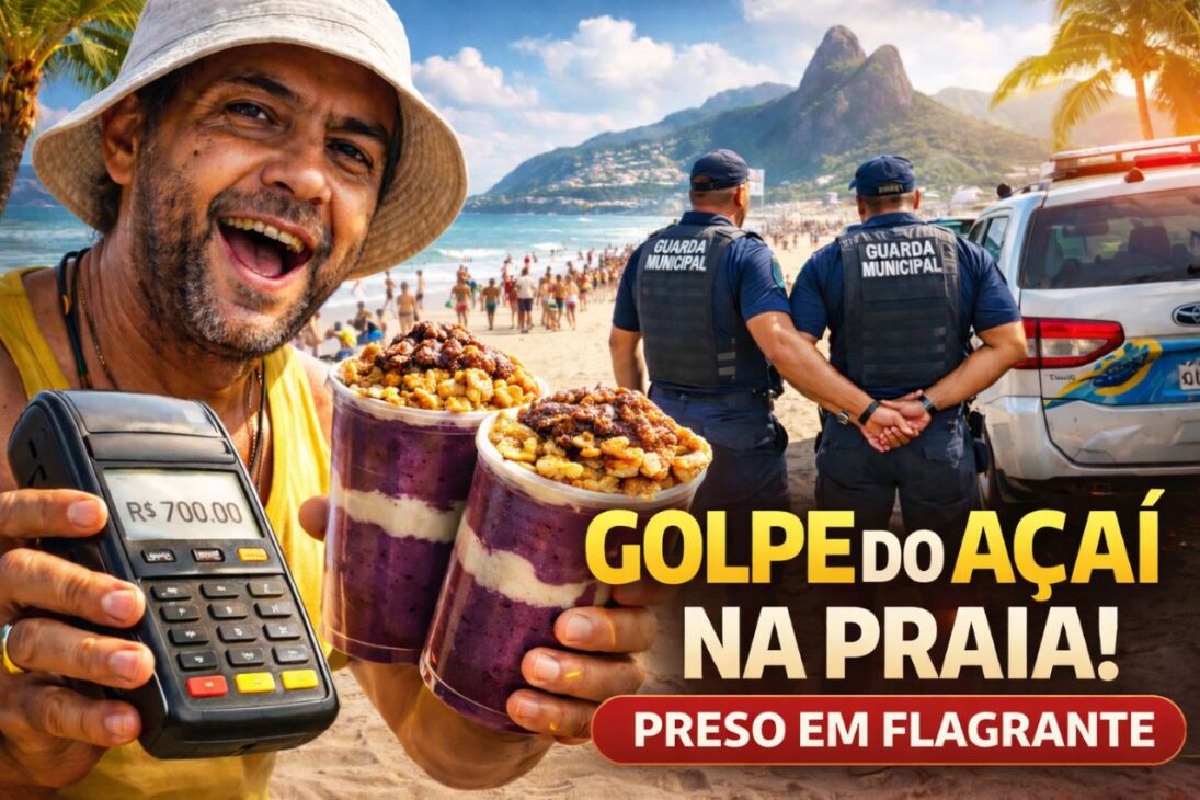Golpe do açaí na praia: ambulante cobrou R$ 700 por dois copos de R$ 70 ...