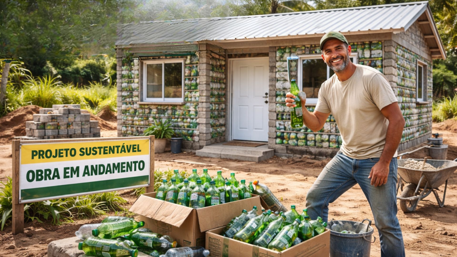 Heineken cria garrafa que vira tijolo, manda fabricar 100 mil unidades ...