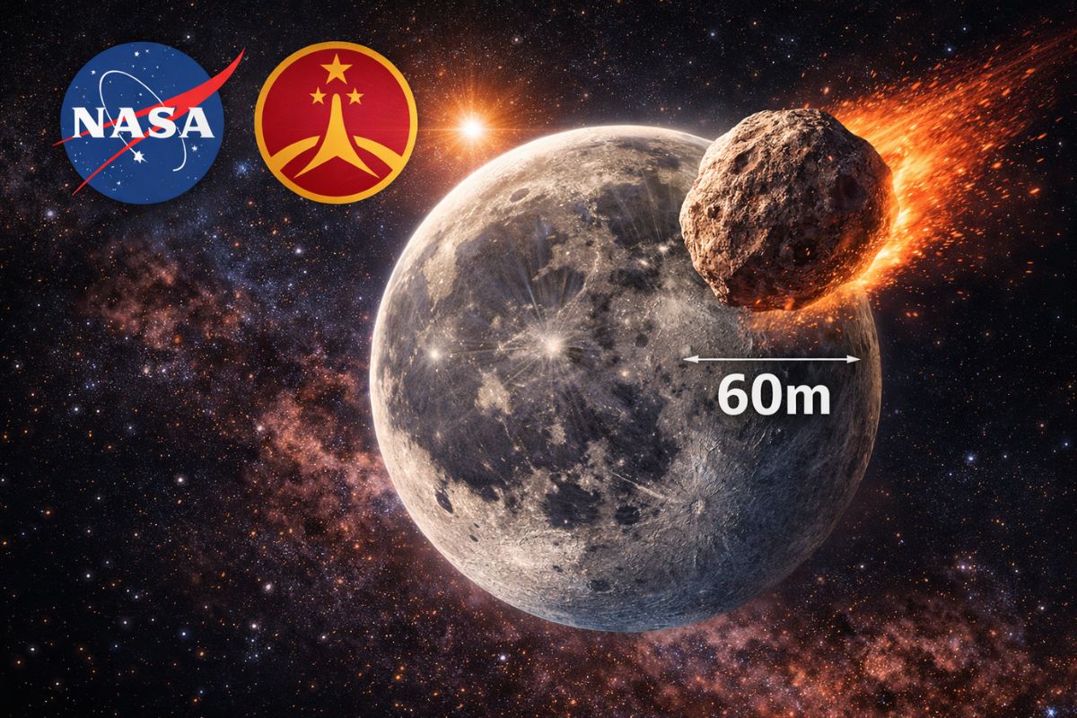 NASA e China emitiram alerta conjunto porque uma rocha de 60 metros ...