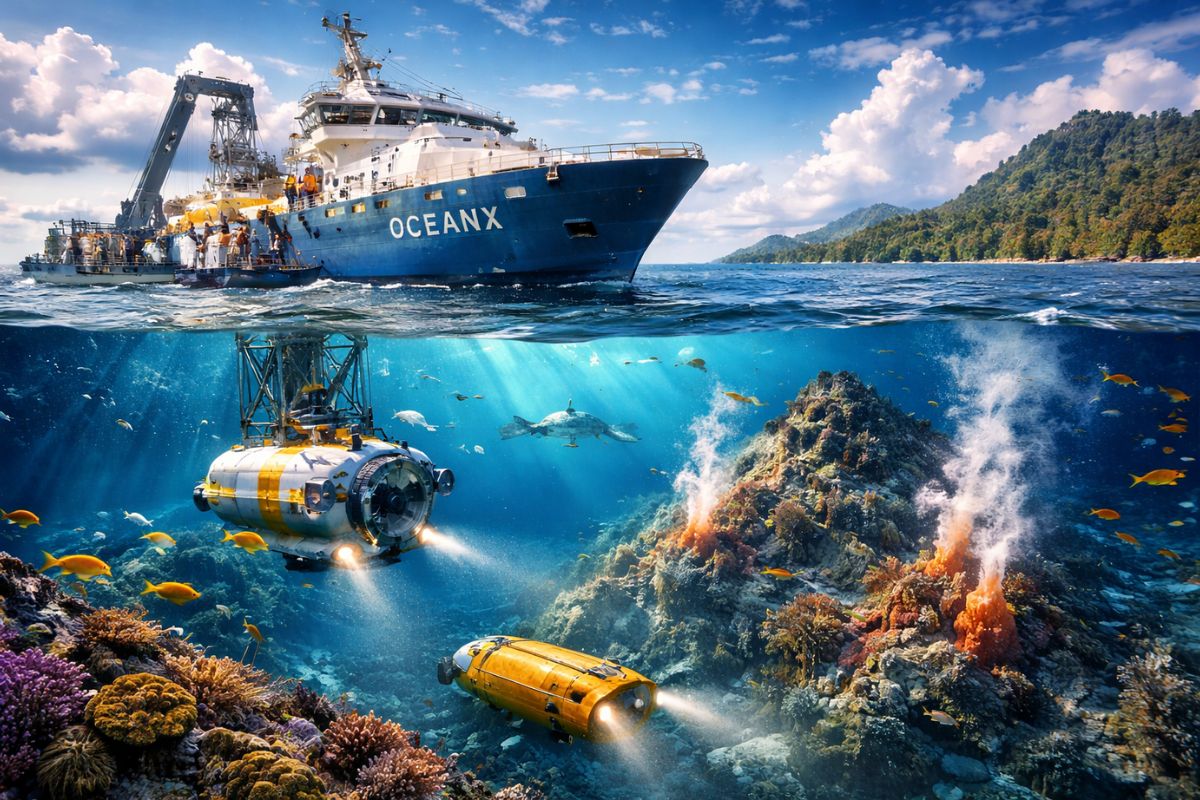 OceanX e agência científica da Indonésia iniciam expedição no Pacífico ...