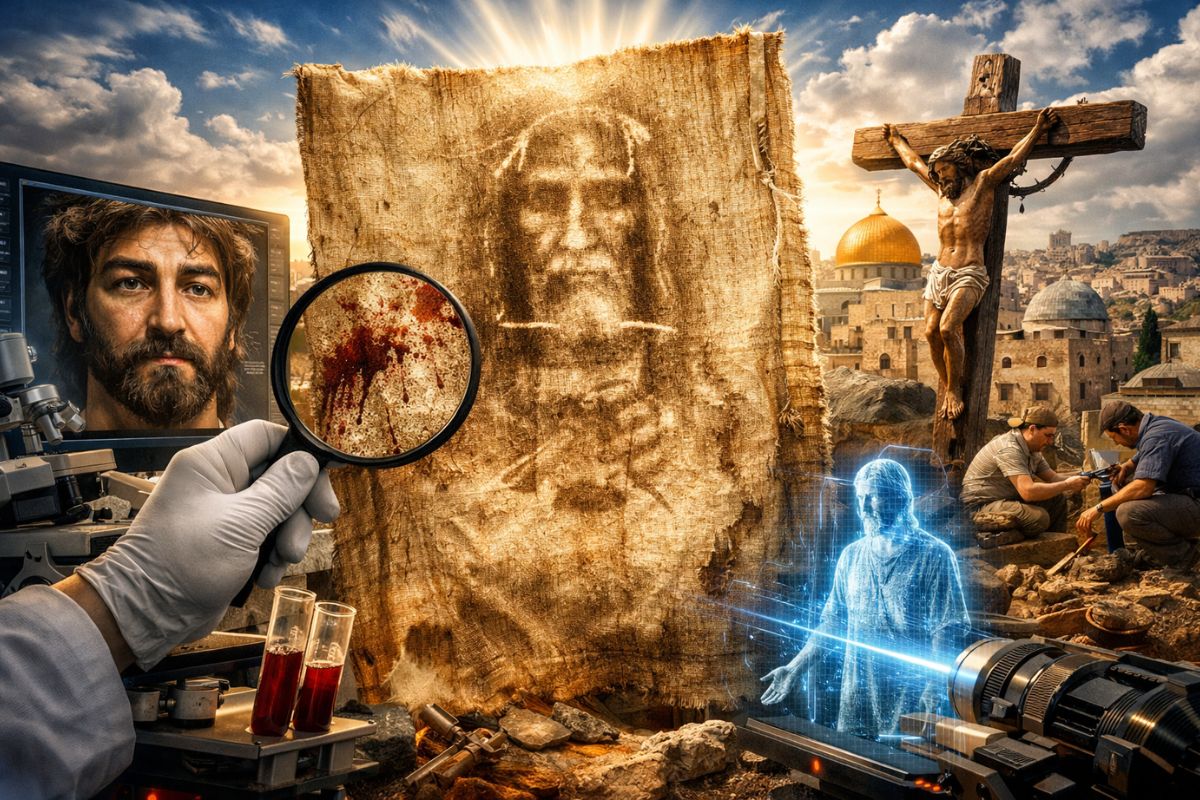 O Santo Sudário de Turim intriga cientistas há séculos com uma imagem ...