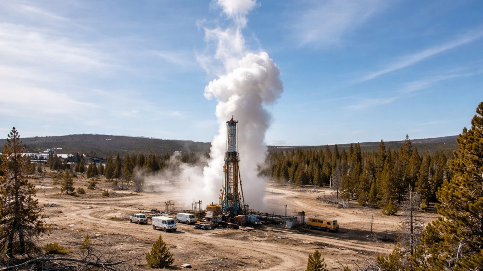 Uma simples perfuração no meio do deserto acabou revelando energia ...