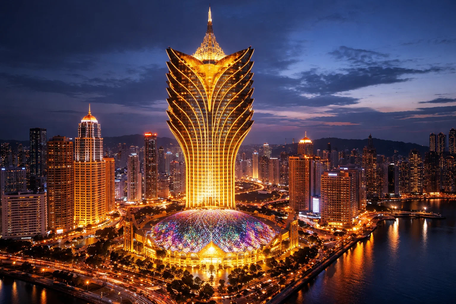 Grand Lisboa: o arranha-céu dourado de 261 metros que transformou Macau ...