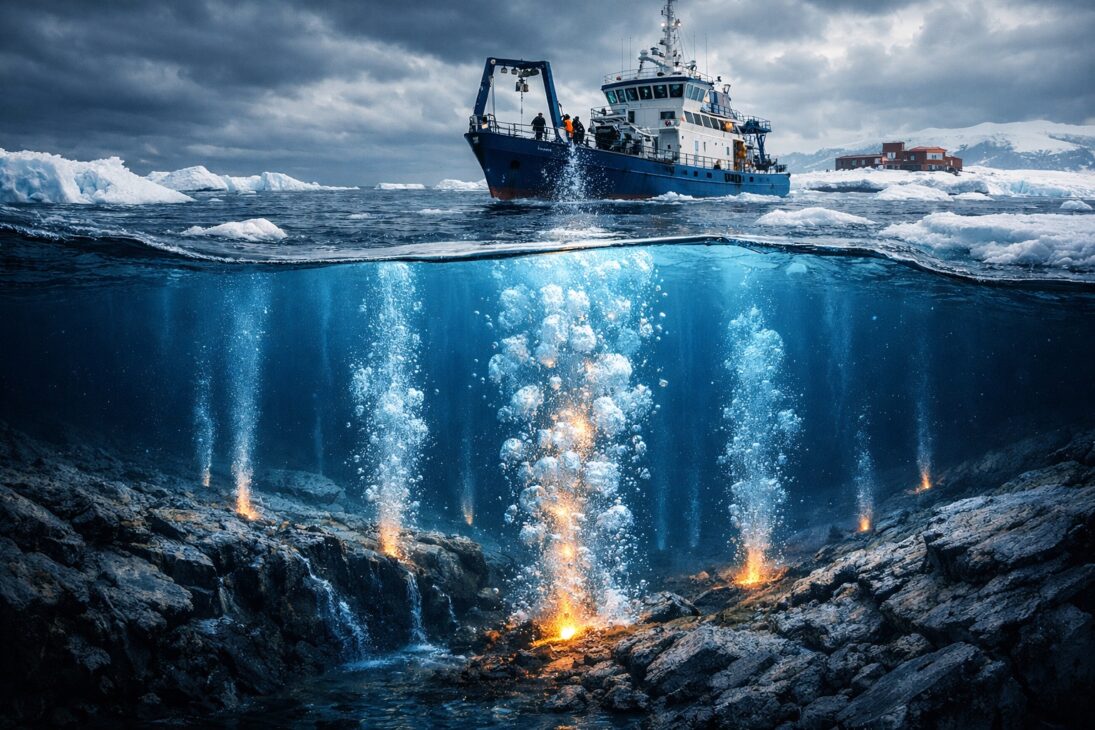Cientistas detectam mais de 40 novas fontes de metano no Mar de Ross ...