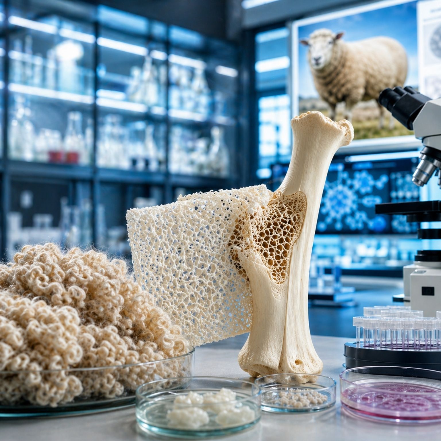 Cientistas do Reino Unido transformam lã em biomaterial sustentável ...