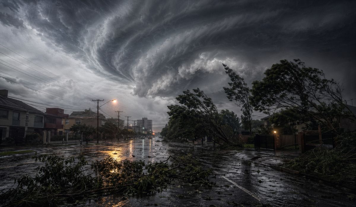 Alerta máximo para o Sul: um ciclone extratropical deixa 24 cidades do ...