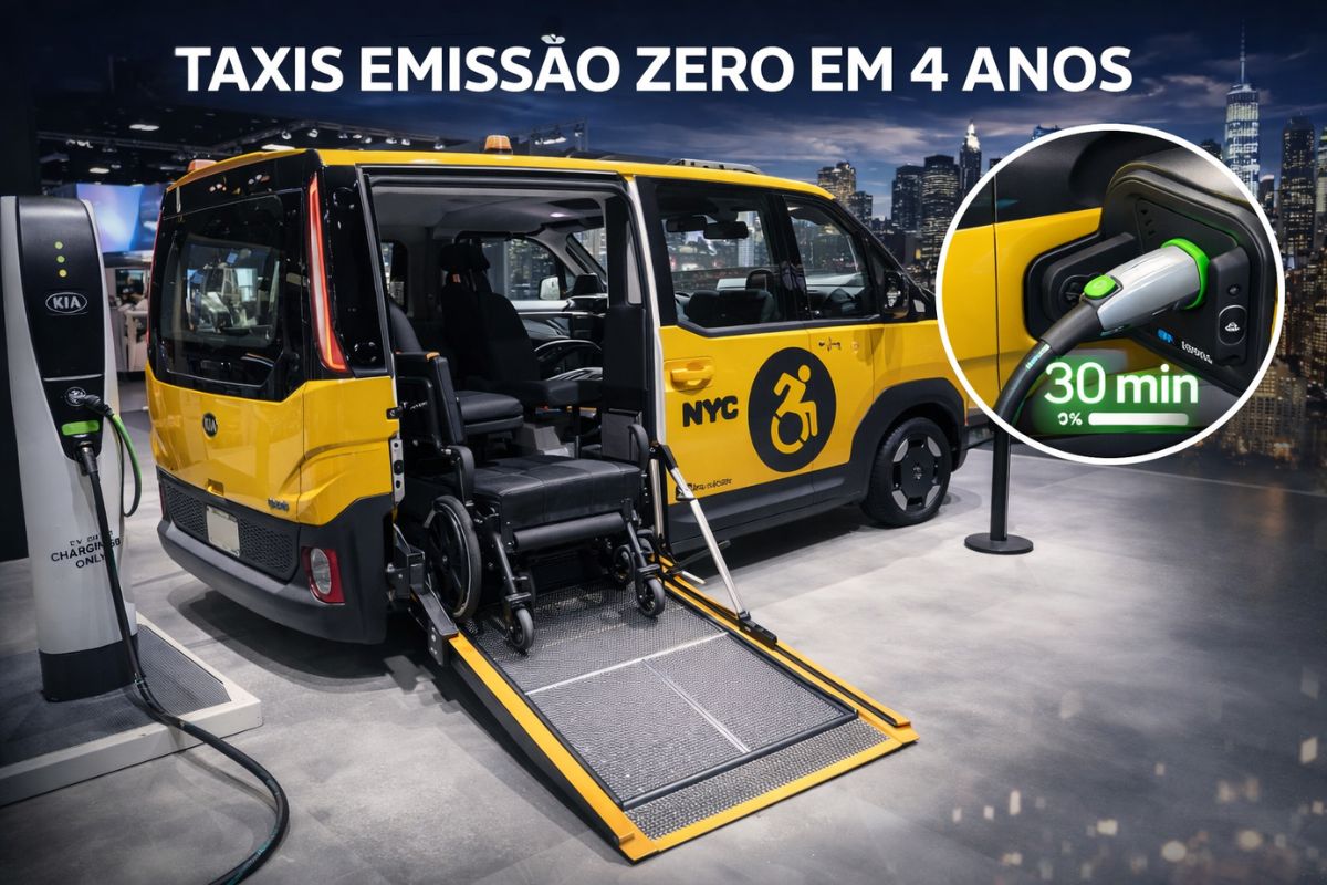 Em quatro anos todos os táxis de Nova York serão obrigados a ter ...