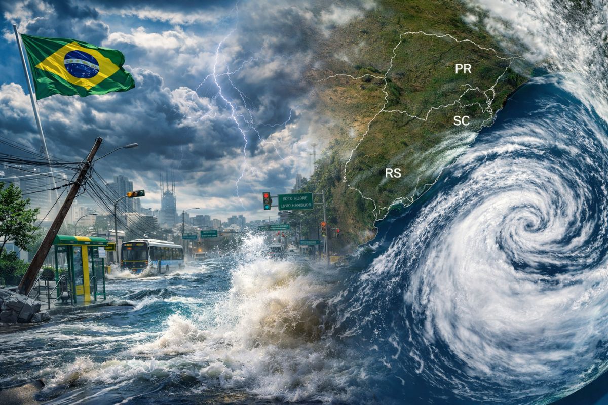 MetSul emite alerta para 72 horas de tempo severo no Sul do Brasil com ...