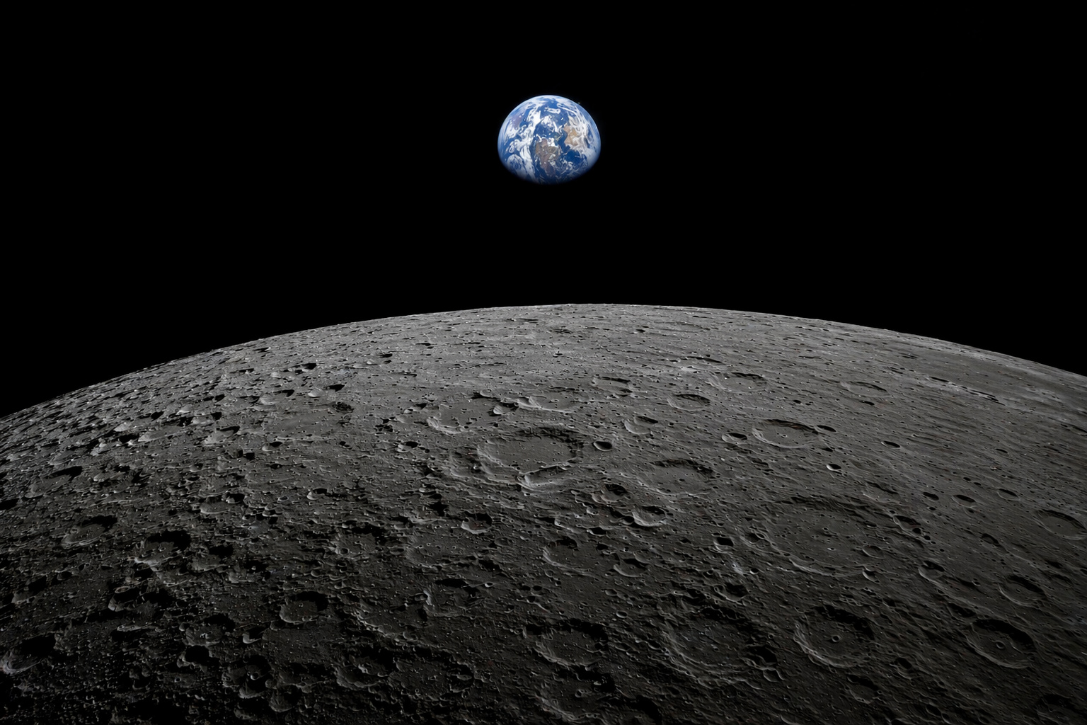 Nasa revela imagem inédita do lado oculto da lua durante missão Artemis ...