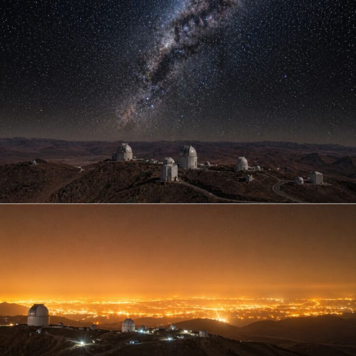 O céu do Atacama permite ver a Via Láctea a olho nu e abriga os ...