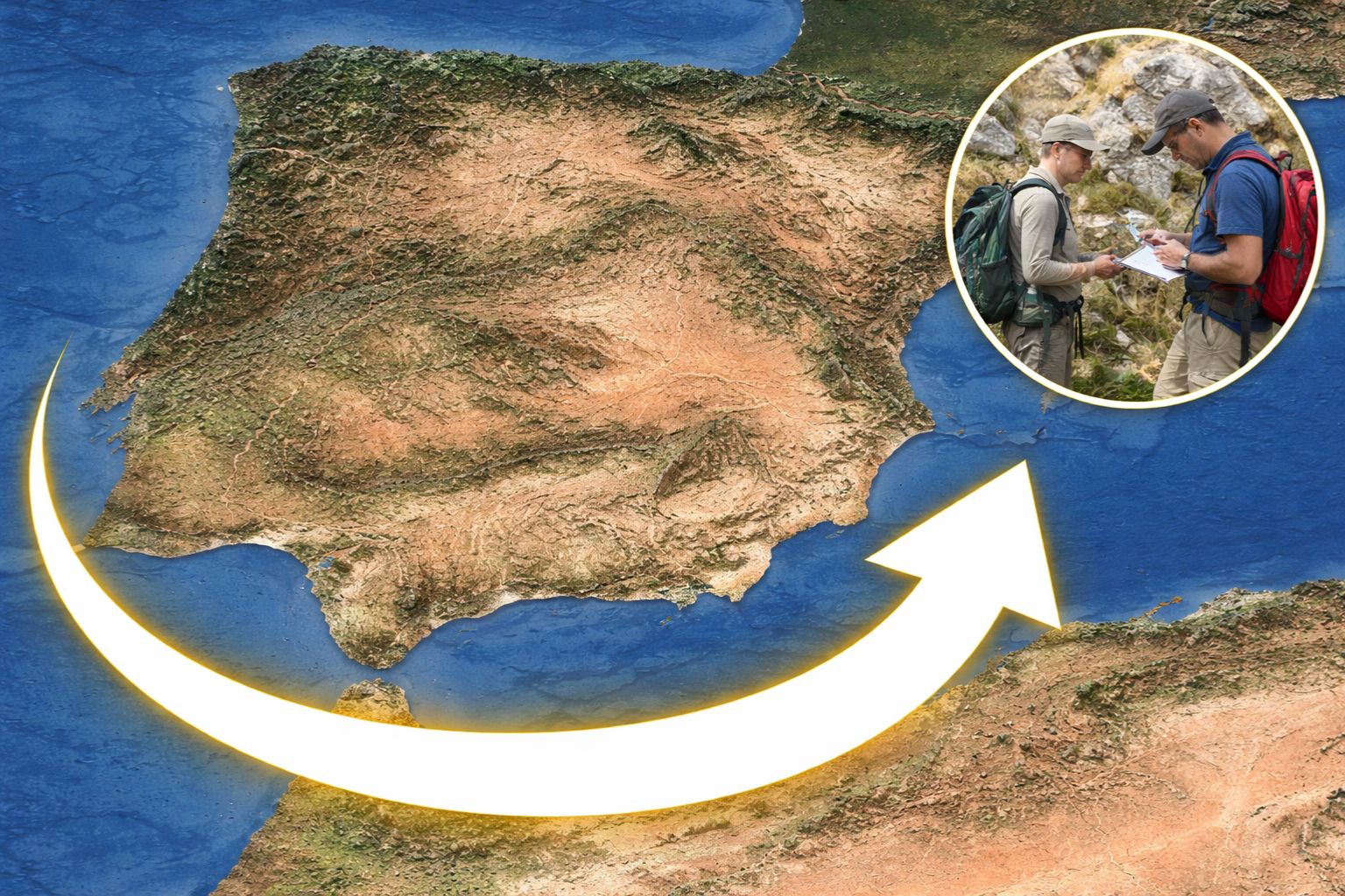 Península Ibérica está girando no sentido horário a poucos milímetros ...