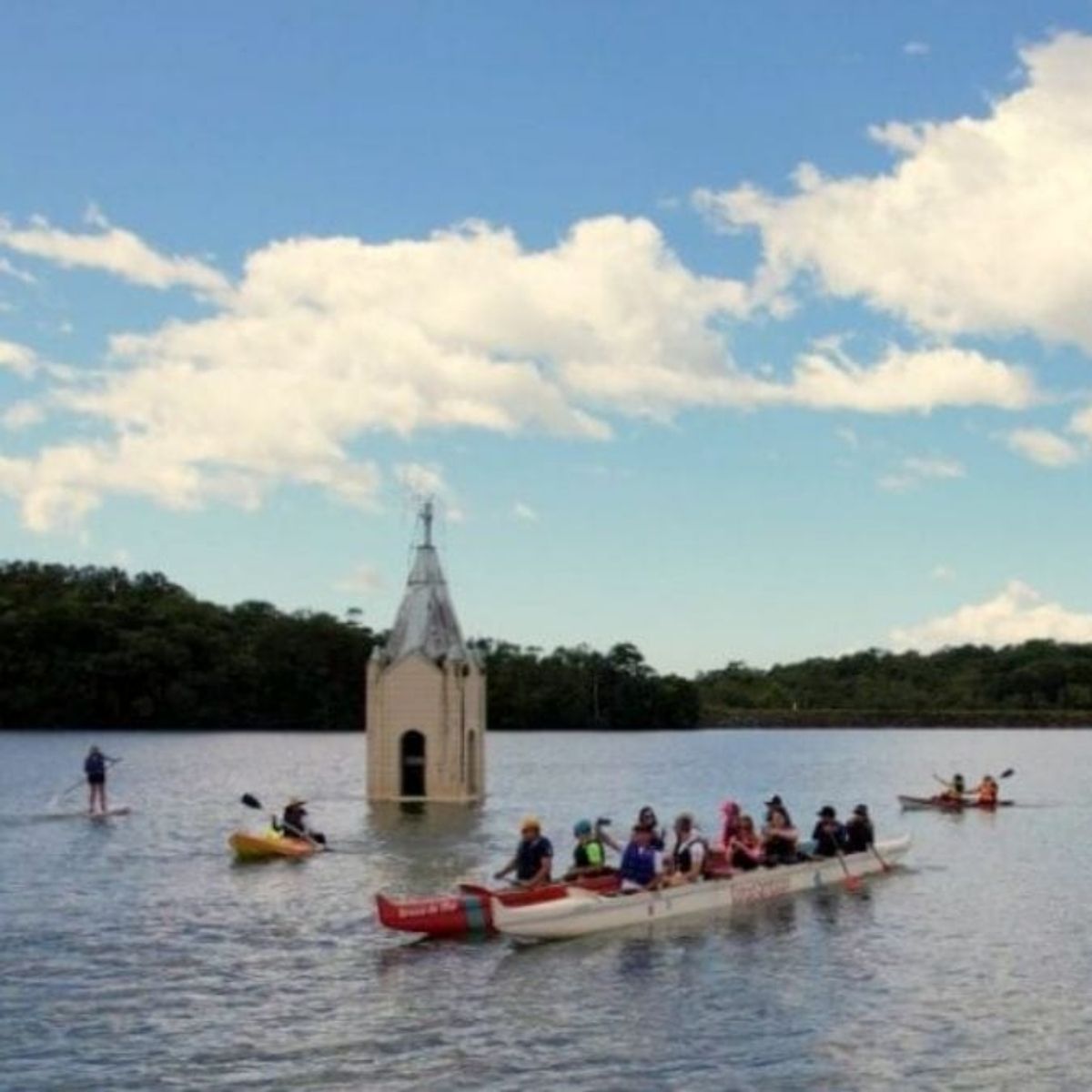 A cidade submersa de Siderópolis no Sul de Santa Catarina guarda torre ...