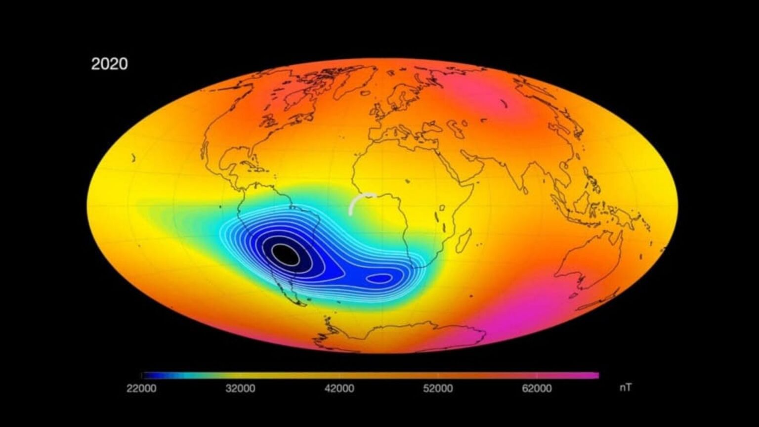Anomalia magnética sobre o Brasil nasceu no Oceano Índico há 900 anos ...