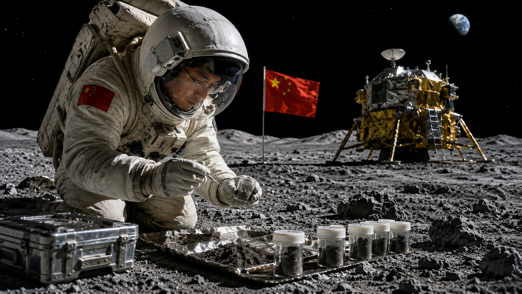 China abriu a poeira da Lua e encontrou dois minerais inéditos que ...