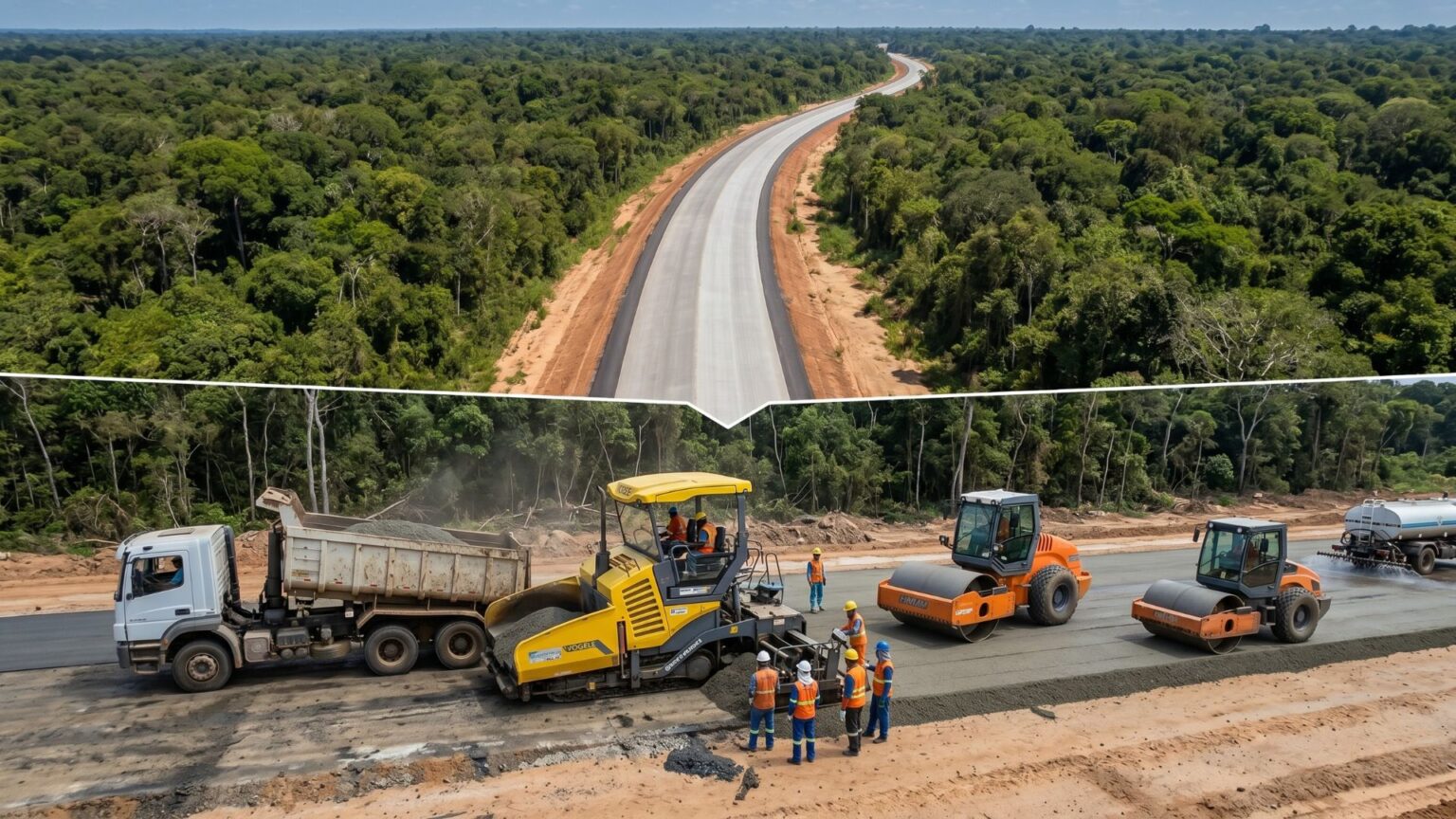 Transamazônica pode vencer décadas de lama com Concreto Compactado a ...