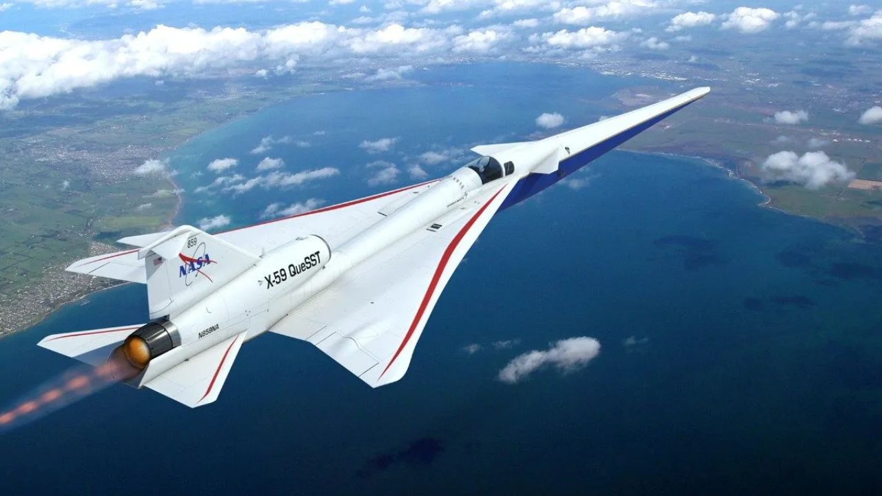 NASA testa novo jato supersônico X-59 que voa a 1.175 km/h, quase tão ...