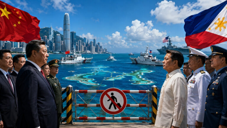 China impõe sanções contra chefe da Defesa filipina, proíbe entrada em ...
