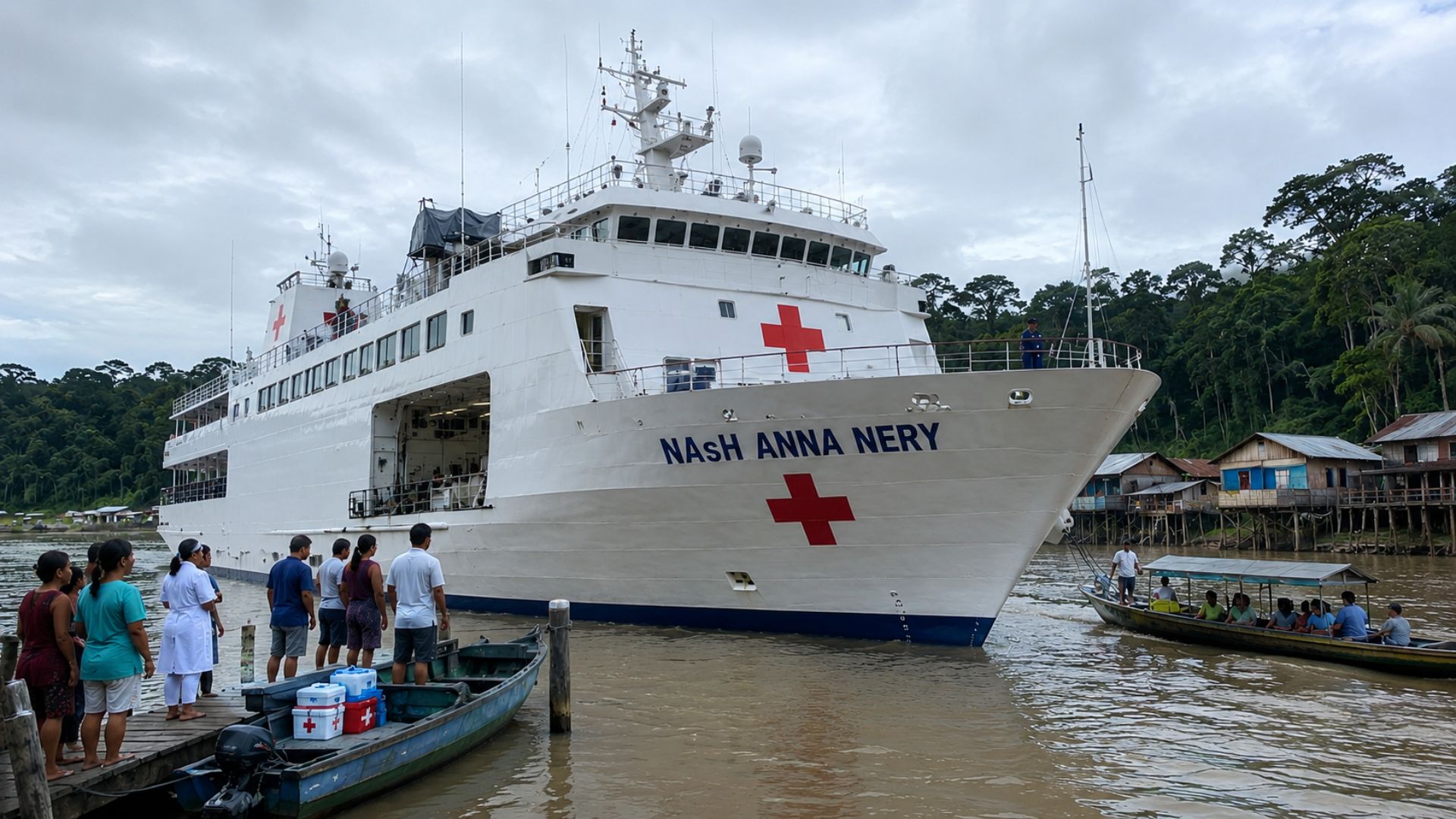 Navio hospitalar chega a Belém após ser construído em Manaus e inaugura ...