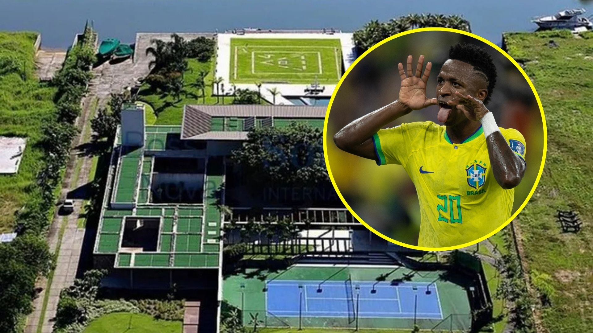 Mansão de Vini Jr, craque da Seleção na Copa, ocupa 4 terrenos em ...