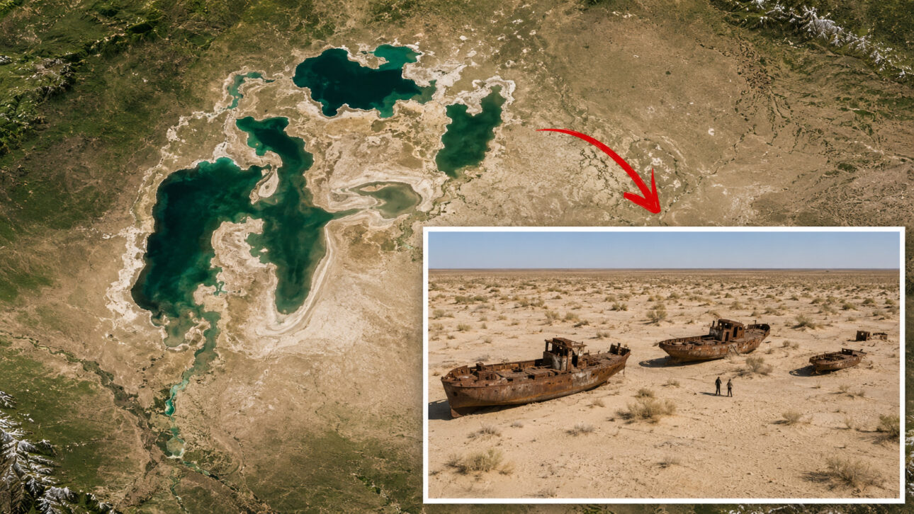 Um mar inteiro desapareceu do mapa: o Mar de Aral, antigo quarto maior ...