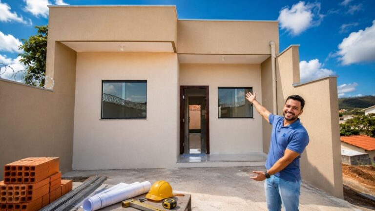 Quanto custa construir uma casa de 60 m²? Obra real em Minas Gerais ...