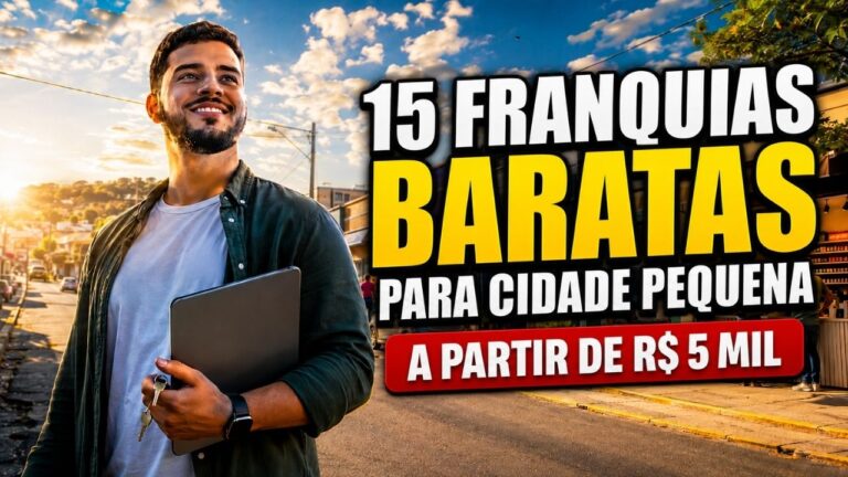 Quem mora no interior pode abrir franquia a partir de R$ 5 mil: lista ...