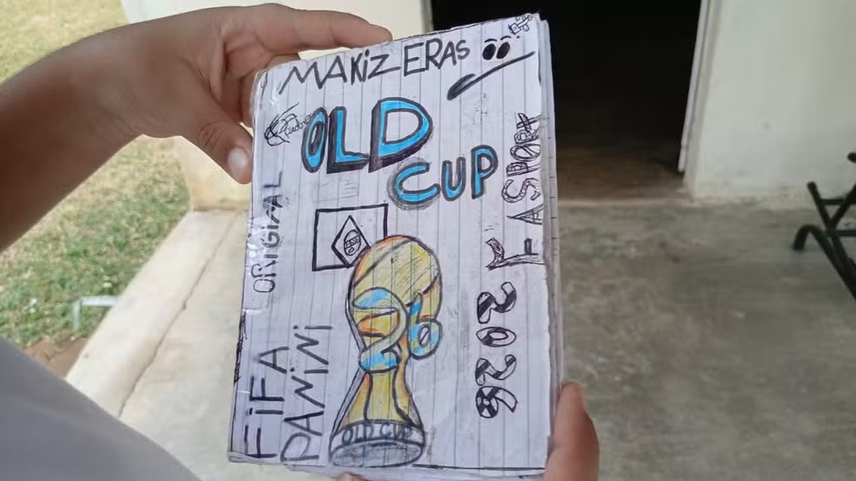 Menino de 11 anos cria próprio álbum da Copa no Sertão da Paraíba e ...
